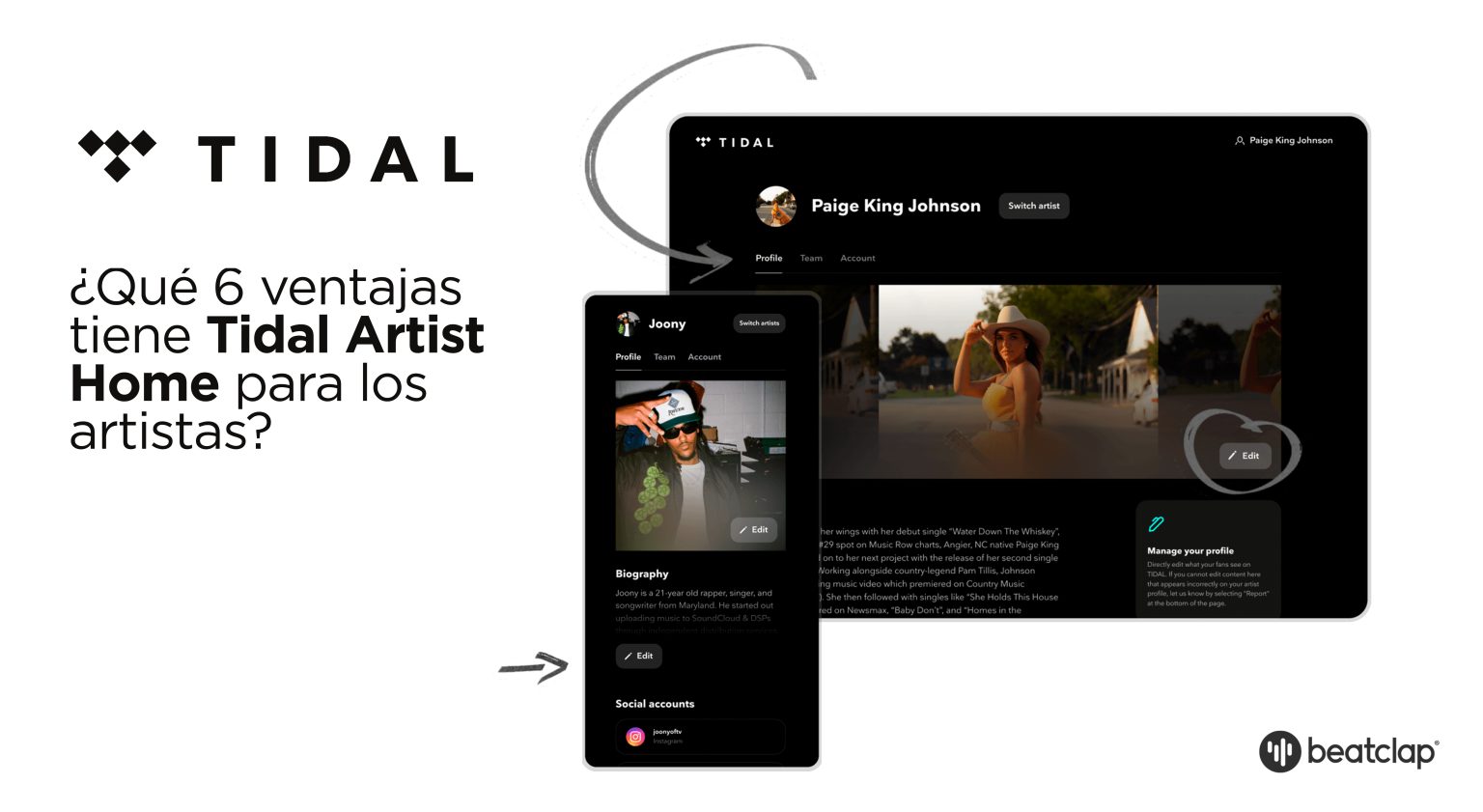Tidal Artist Home: 6 ventajas y características – Beatclap